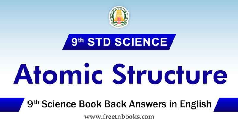 9th Science Guide Atomic Structure Answers In English Ftb