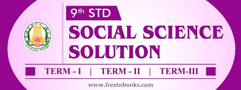 TN 9th Standard Social Science Solution in English 2023-24 | 9th Social ...