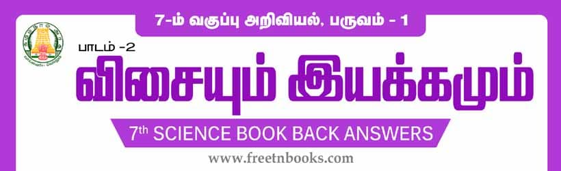 7th Standard Science Guide in Tamil | விசையும் இயக்கமும்