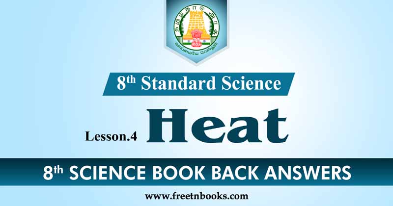 8th Standard Science Guide in English | Lesson - 1 Heat