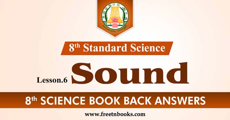 8th Standard Science Guide in English | Lesson.1 Sound