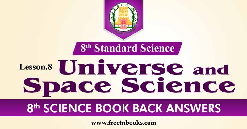 8th Standard Science Guide in English | Universe and Space Science
