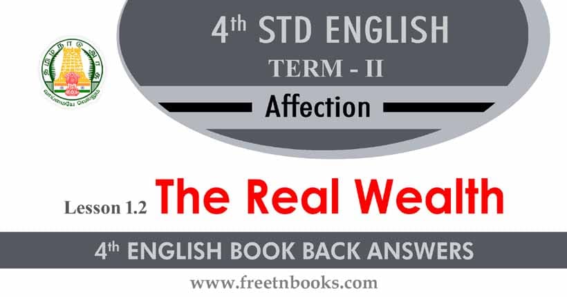 4th Std English Solution Affection The Real Wealth Term 2 4th-std-english-solution-affection-the-real-wealth-term-2