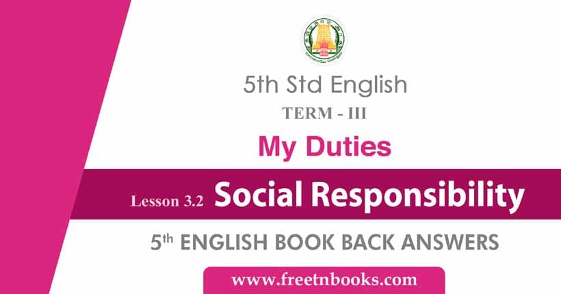 5th Std English Solution My Duties Social Responsibility Term 3 5th-std-english-solution-my-duties-social-responsibility-term-3