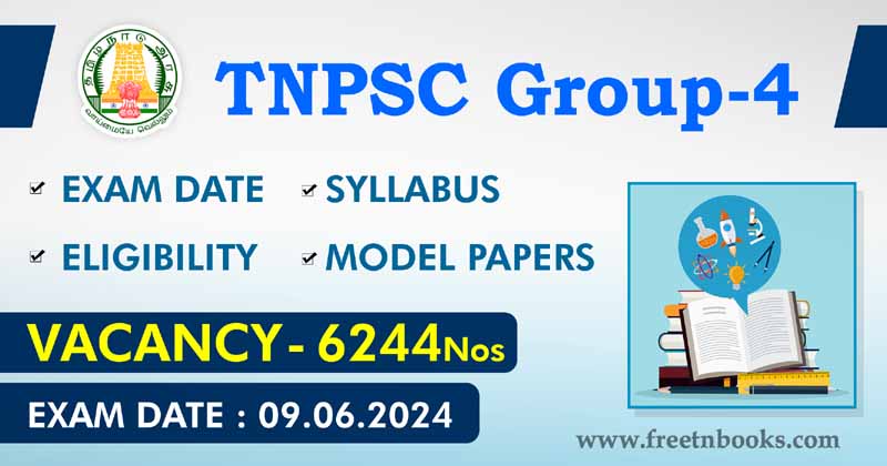 TNPSC Group 4 2024, Syllabus PDF, Question Papers PDF