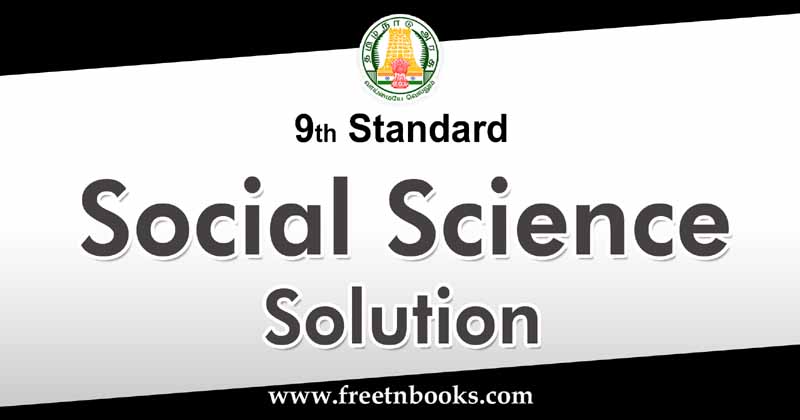 TN 9th Standard Social Science Solution in English 2024-25 | 9th Social Guide
